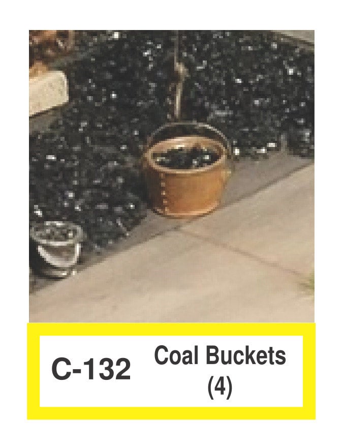 C-132 Coal Buckets (4) | RailroadKits & Microlumina