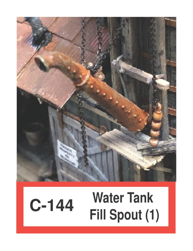 C-144 Water Tank Fill Spout (1) | RailroadKits & Microlumina