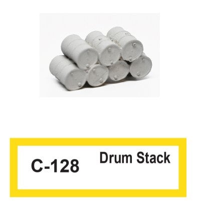 C-128 Drum Stack | RailroadKits & Microlumina